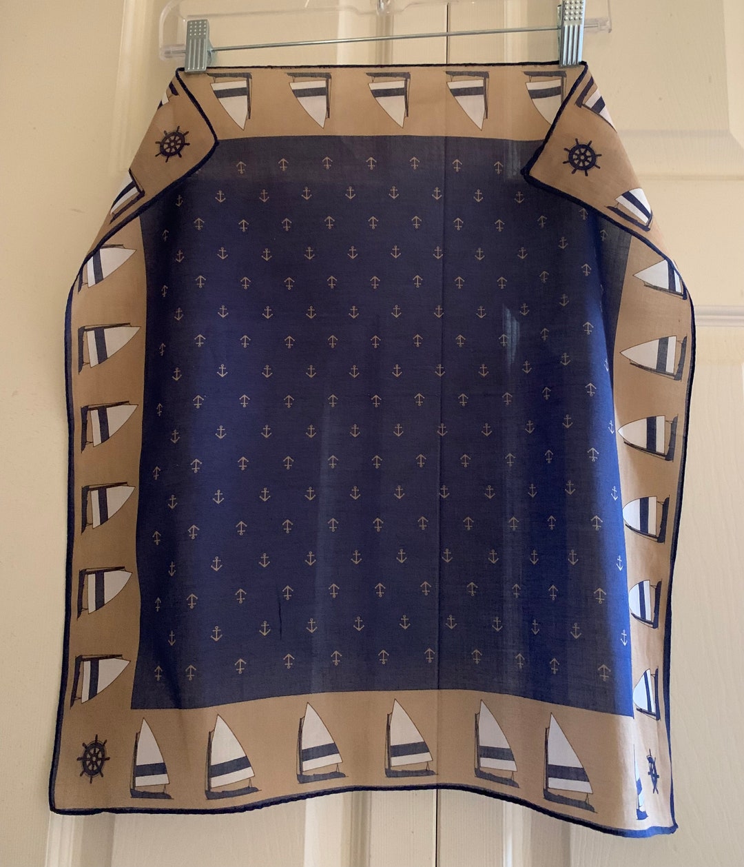 Vintage J. G. Hook Nautical Scarf - Etsy