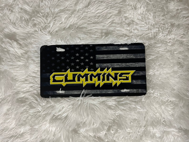 Cummins License Plate Customizable License Plate - Etsy