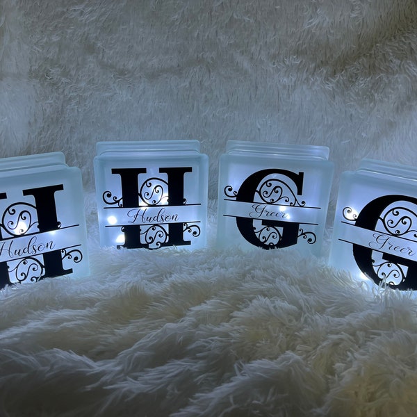 Painted Glass Blocks - Etsy