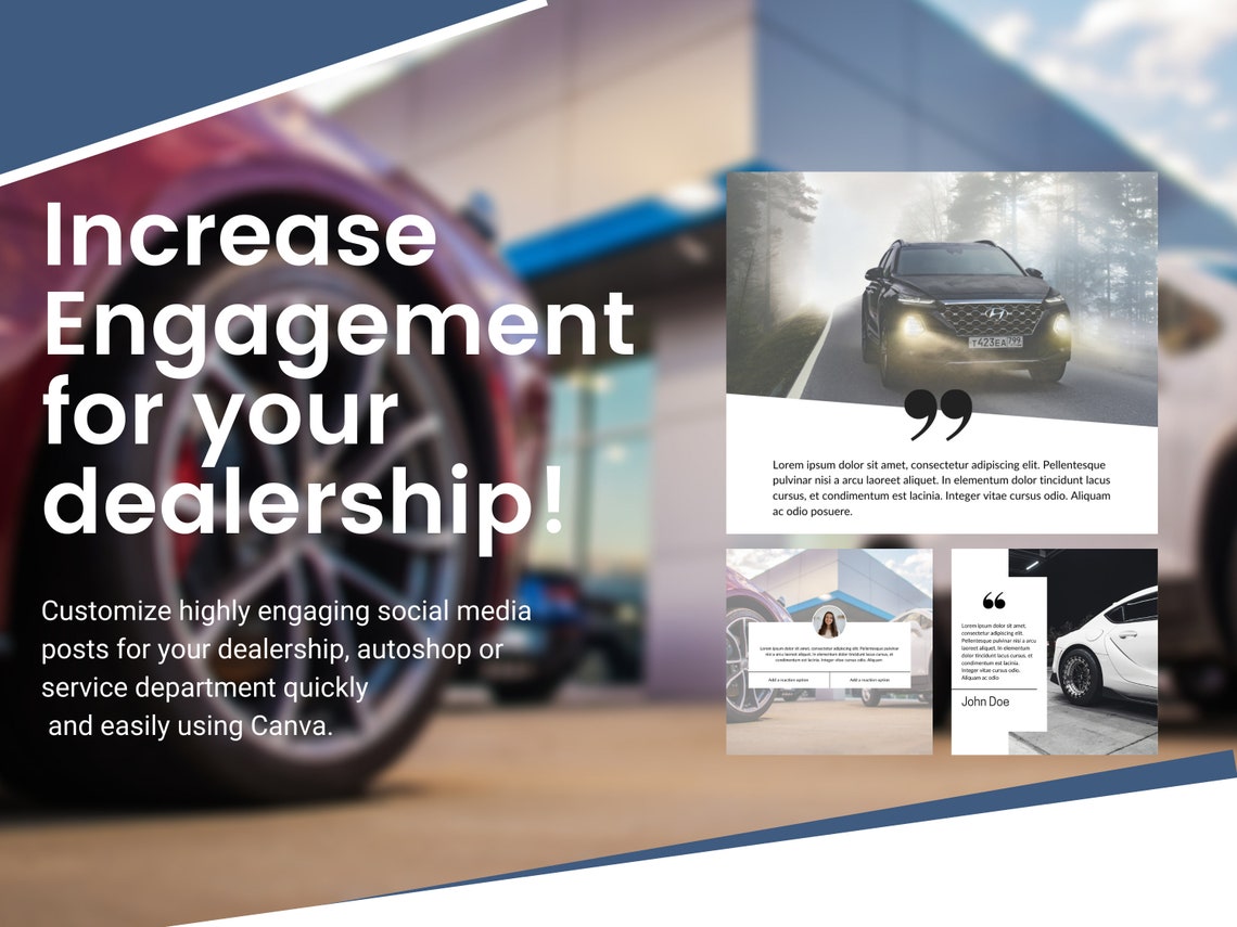 10 Instagram and Facebook Automotive Templates Made in Canva | Social ...