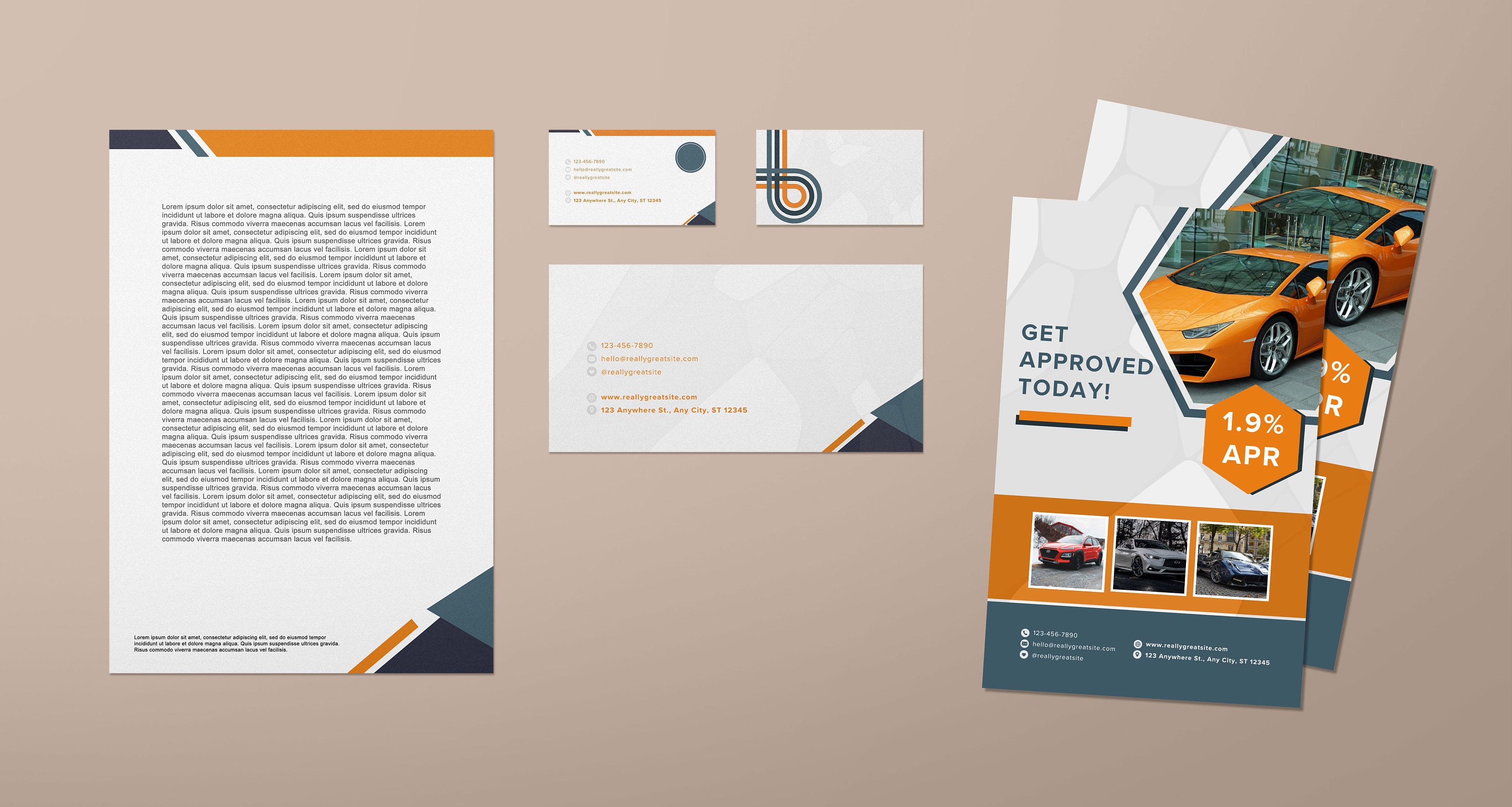 Dealership Complete Branding Package Automotive Templates in Canva ...