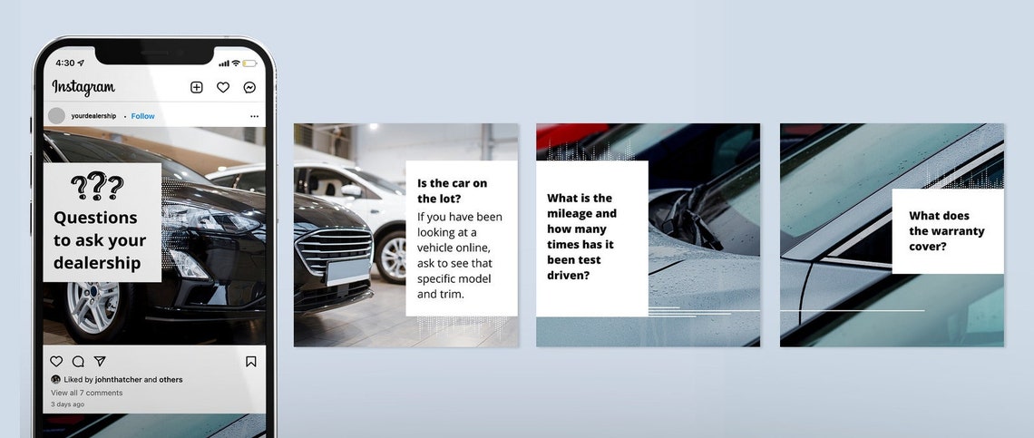 Dealership Complete Branding Package Automotive Templates in Canva ...