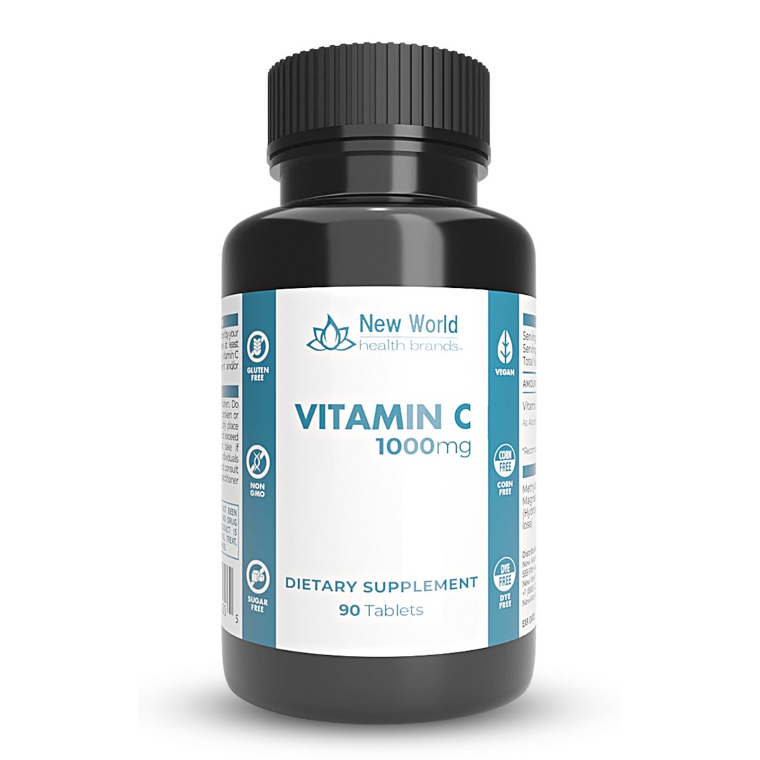High-potency Vitamin C | 90 Tablets | Fast Absorption Formula - Etsy