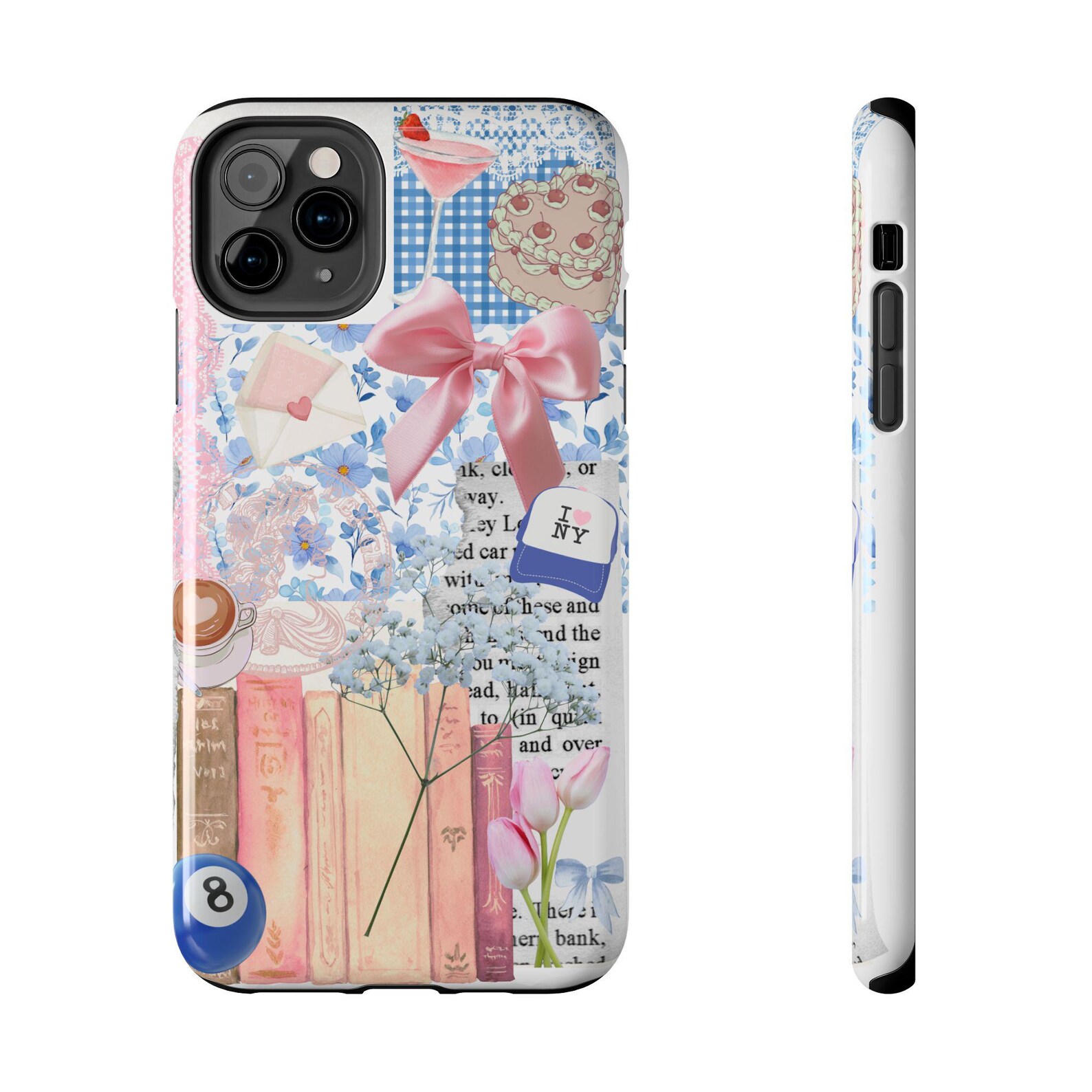 Coquette Soft Girl Collage Decoden Phone Case Lace Floral Flowers ...