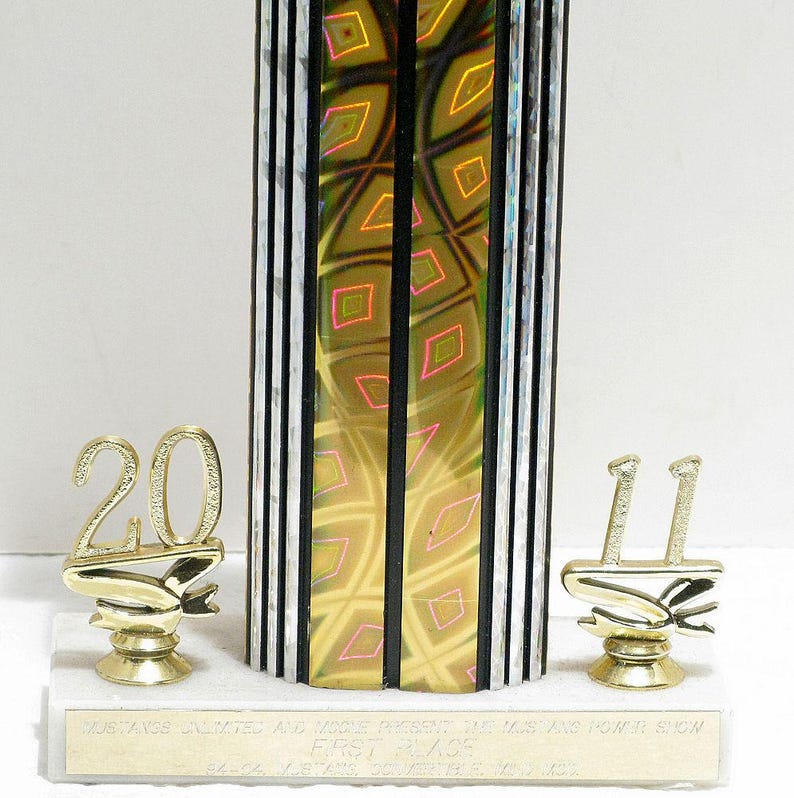 Vintage Trophy First Place Winner's Trophy From the MUSTANG Unlmited ...