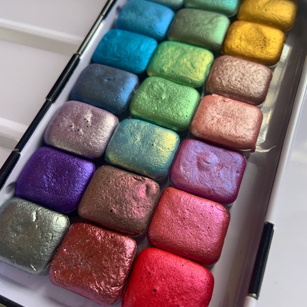 Metallic Watercolor - Etsy Australia