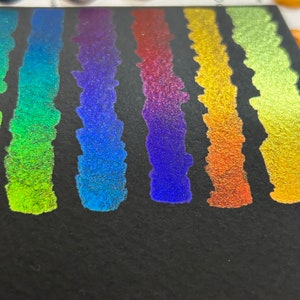 BOLD SERIES Dot Card Color Shift Handmade Colorshift Watercolor ...