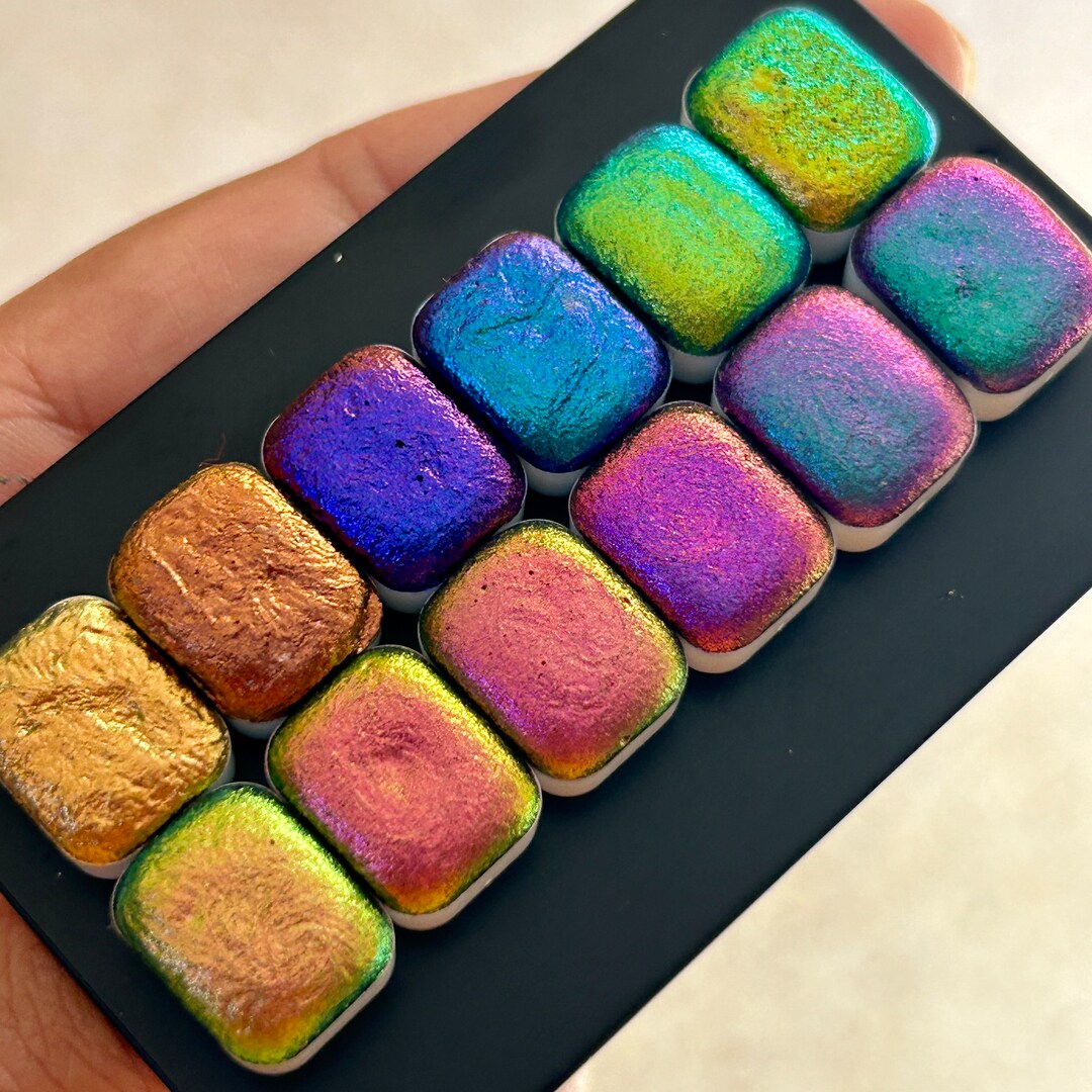 Colorshift Watercolor for Artist Gift BOLD SERIES Mini Pans INTENSE ...