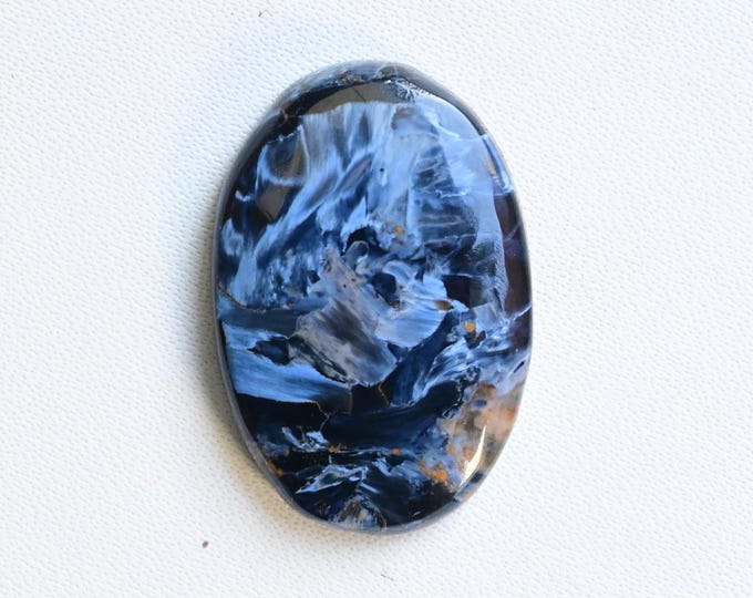 Pietersite 15 Ct. Natural Blue Fire Pietersite Semi Precious Gemstone ...