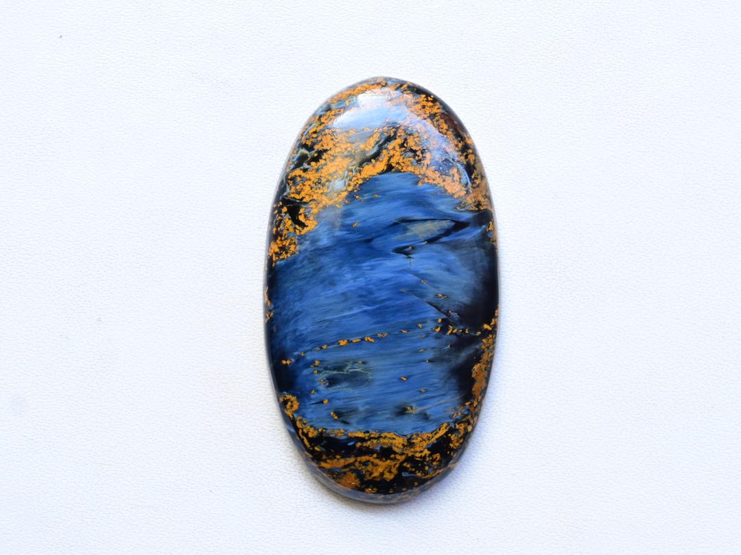 Pietersite 53 Ct. Natural Blue Fire Pietersite Semi Precious Gemstone ...