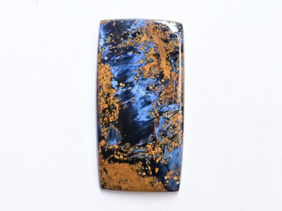 Pietersite 39 Ct. Natural Blue Fire Pietersite Semi Precious Gemstone ...