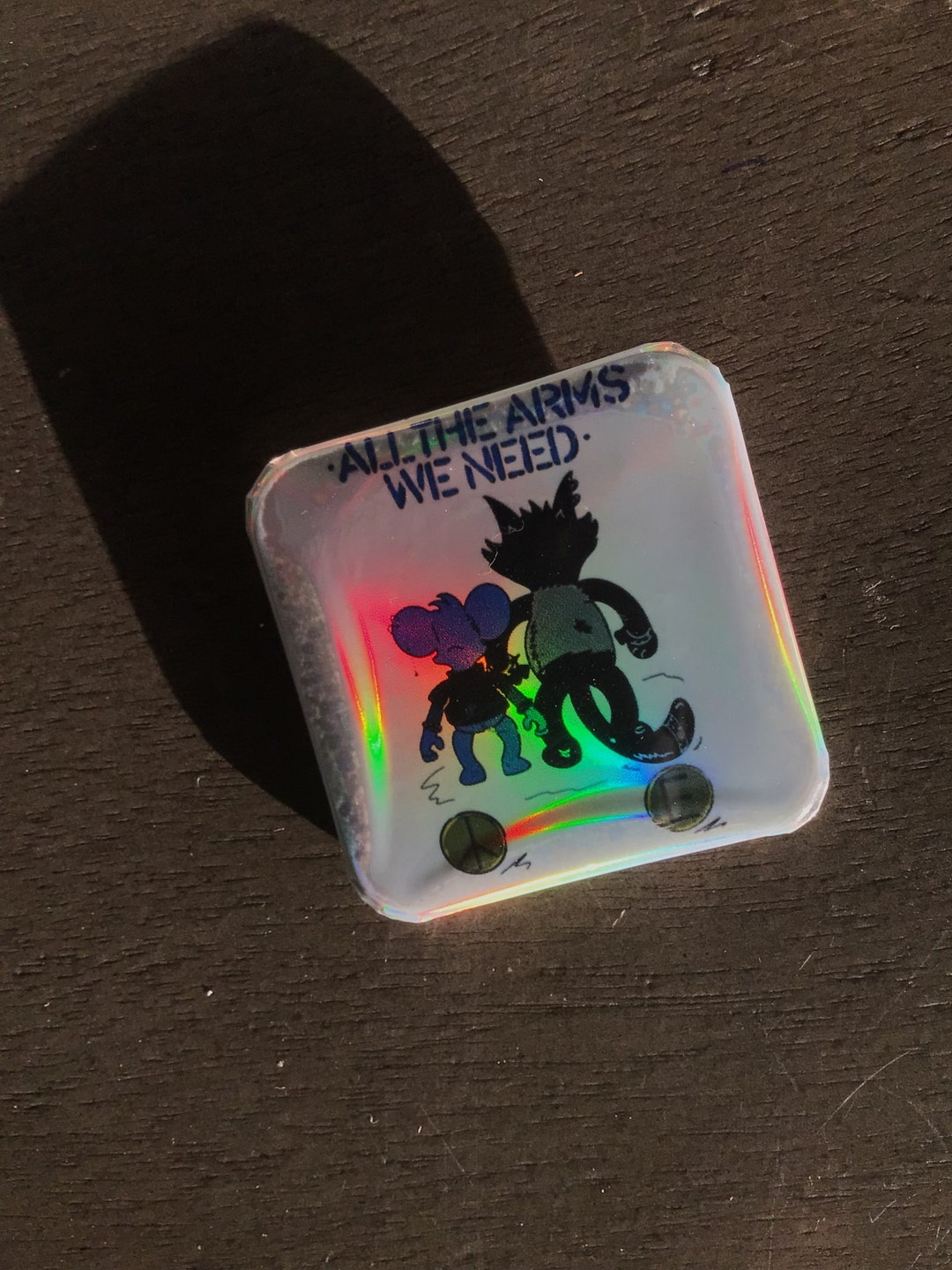 All the Arms We Need square Pin - Etsy