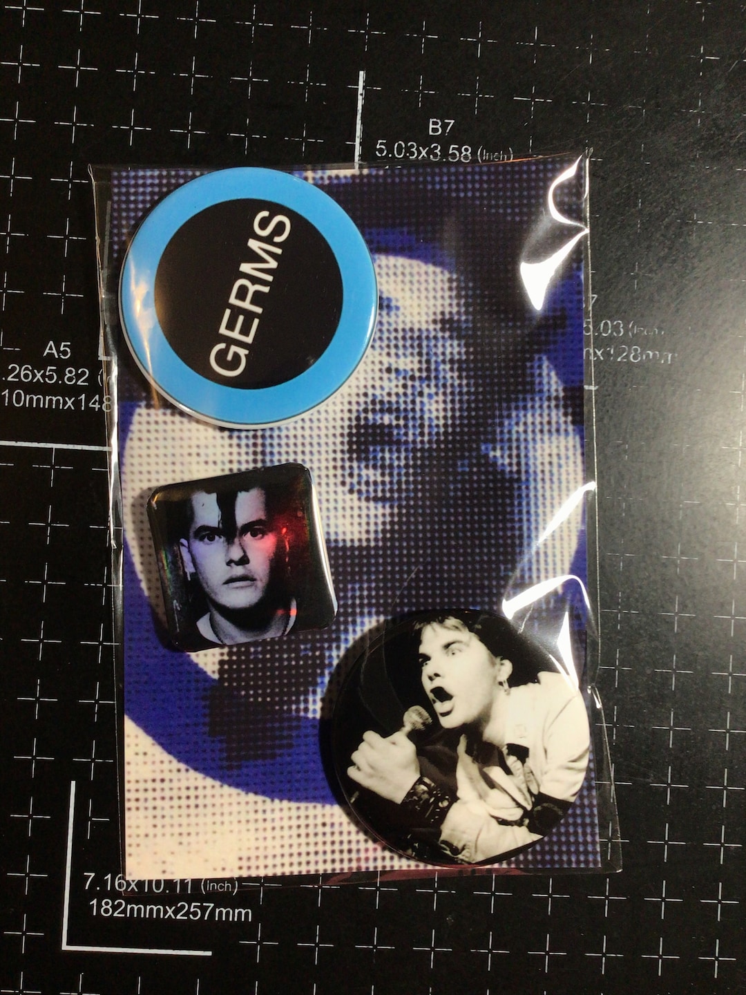 Germs Pin Pack 3 Pack - Etsy