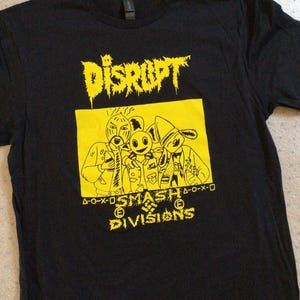 Disrupt Smash Divisions (parappa the Rapper) T. Shirt - Etsy