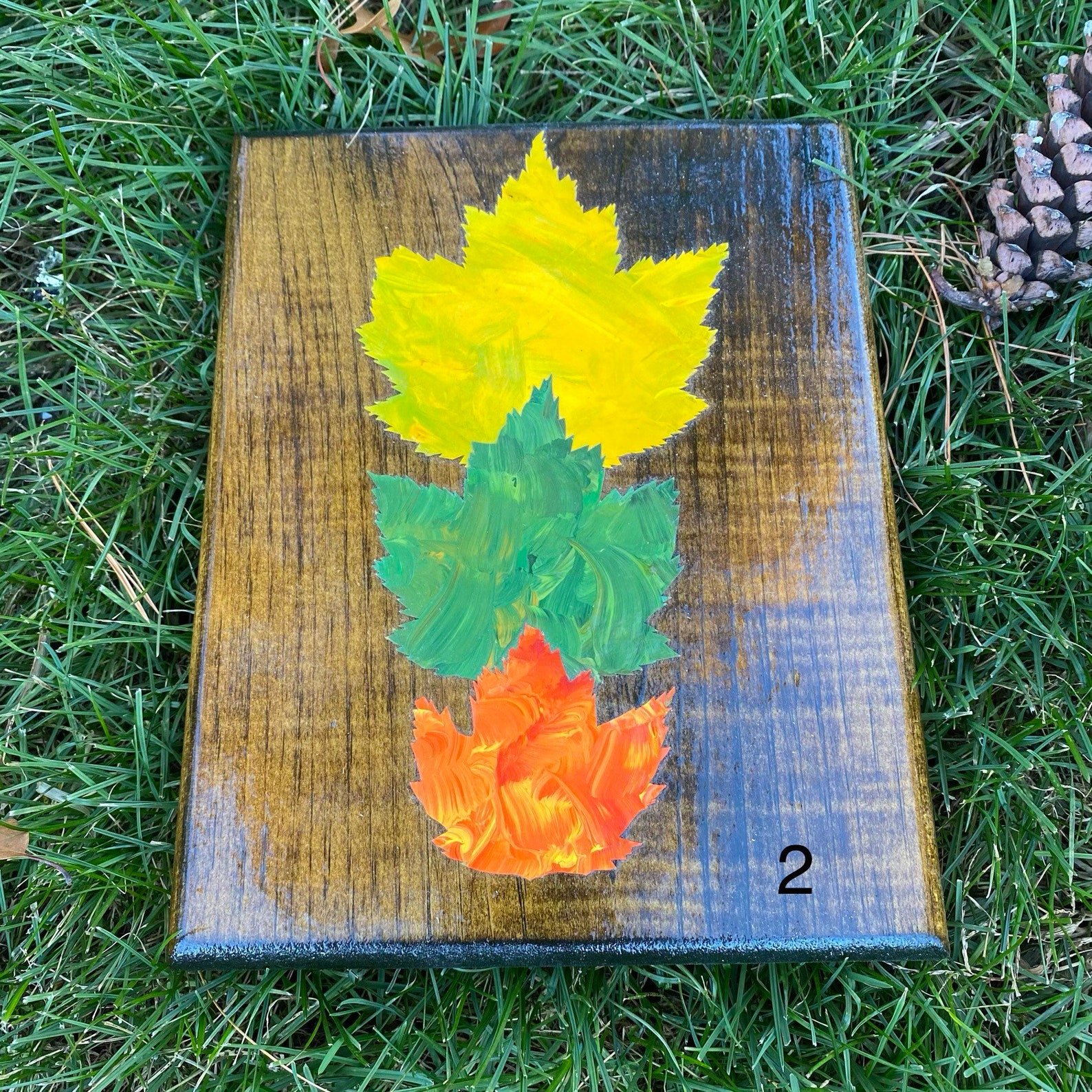 Fall Leaf Wooden Plaques Wall Decor Rustic Decor Holiday - Etsy
