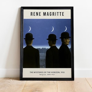Rene Magritte Poster, the Blank Signature Rene Magritte Print ...