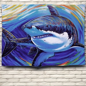 Shark Tapestry Wall Hanging Ocean Marine Life Jaws Tapestries ...