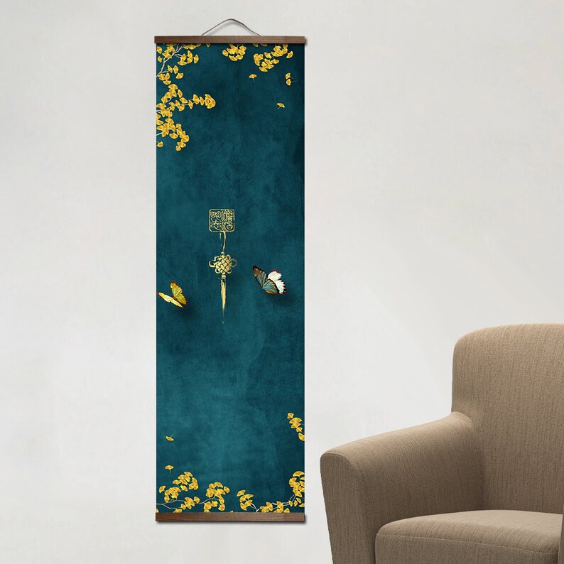 Wall Scroll Nature Landscape Scenery Wall Decoration Birds and - Etsy