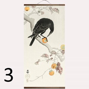 Audubon Raven and Crow Print Set, Japanese Scroll Art, Raven Prints ...
