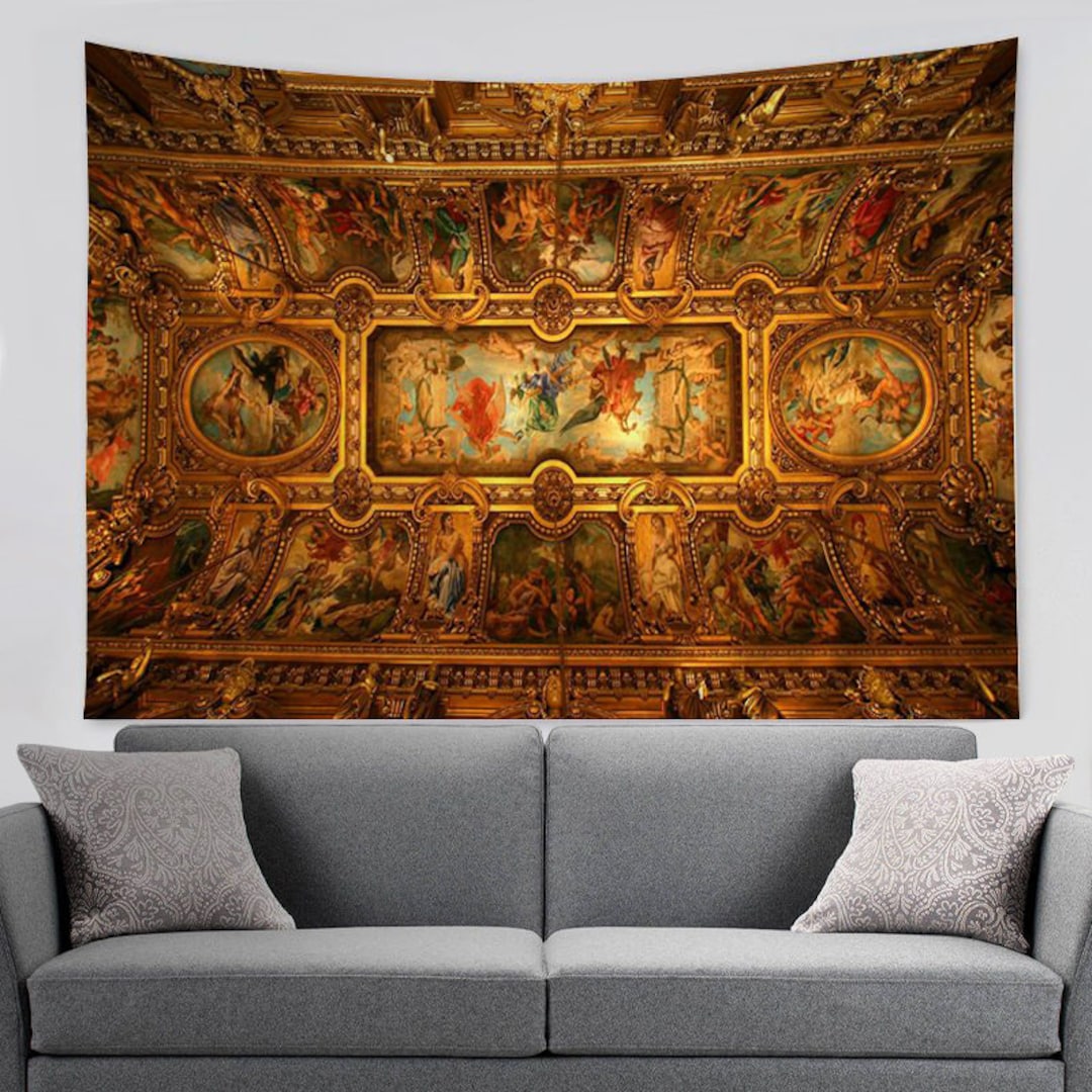 Christian Art Tapestry Sistine Chapel Ceiling Painting by Michelangelo ...