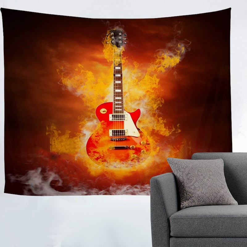 Guitar Tapestry - Etsy