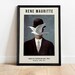Rene Magritte Poster the Blank Signature Rene Magritte Print - Etsy