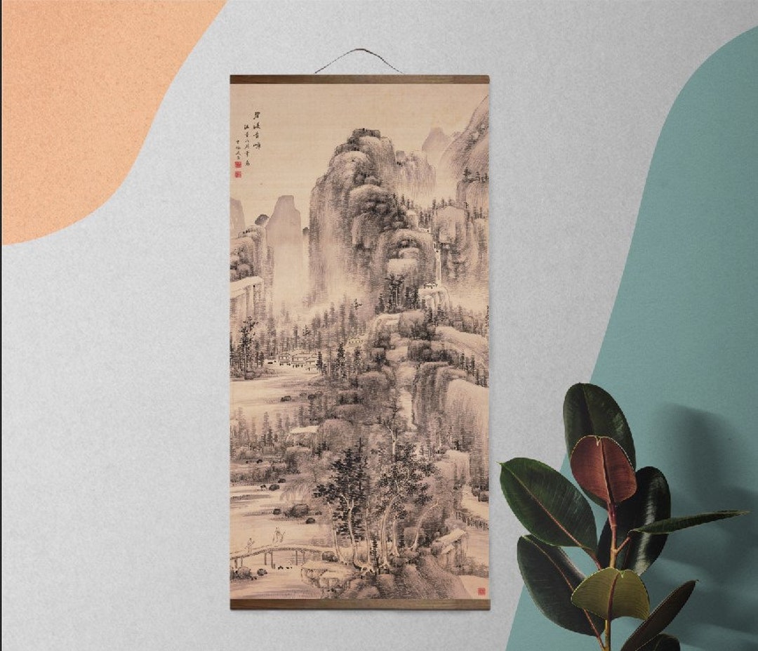 Japanese Ink Painting, Ink Wash Traditional Japanese Art, Nakabayashi ...