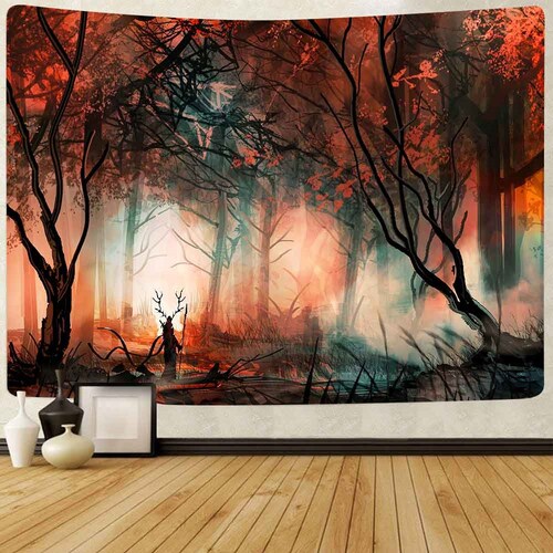 Fantasy Dragon Tapestry Wall Hanging Tapestries Bedroom Living - Etsy