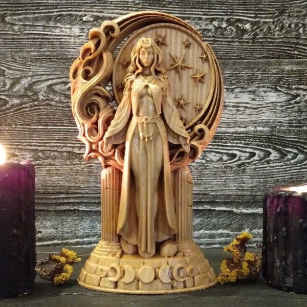 Moon Goddess Statue - Etsy UK