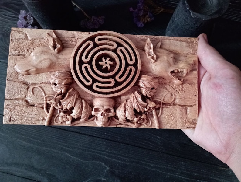 Hecate Sign Greek Goddess Hexe for Pagan Home Altar Hecate - Etsy