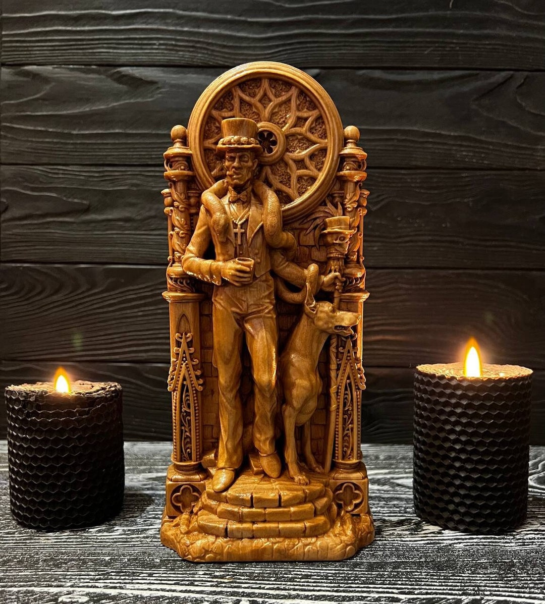 Papa Legba Papa Legba Statue Legba Voodoo Skull Gothic Hoodoo Vodou ...