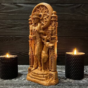 Papa Legba Papa Legba Statue Legba Voodoo Skull Gothic Hoodoo Vodou ...