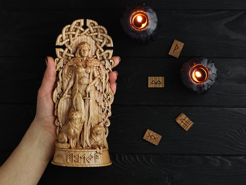 Freya Freyja Statue God Viking Pagan Paganism God Altar - Etsy