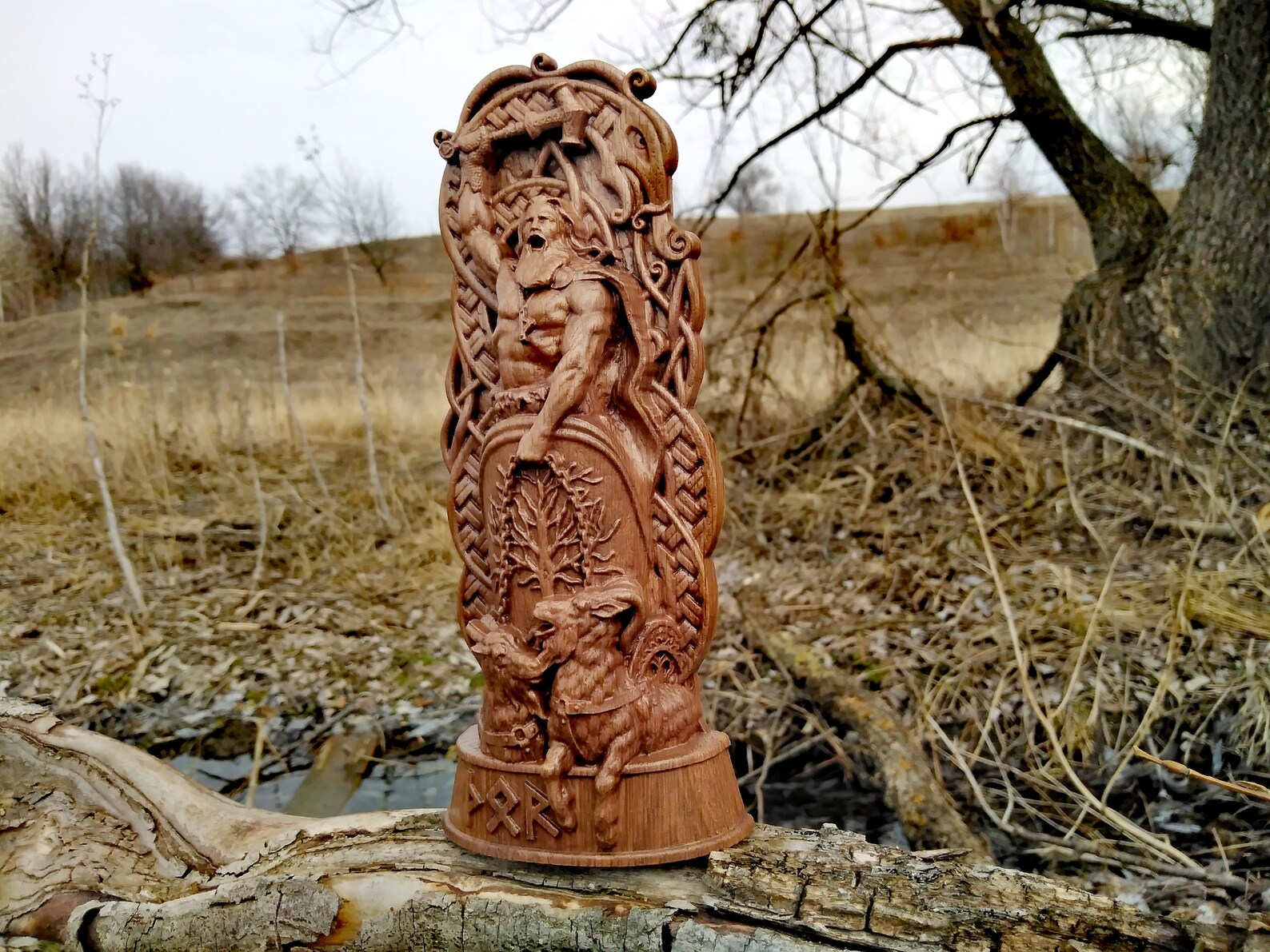 Thor Statue Norse Pagan Gods Allfather Viking Art Scandinavian - Etsy
