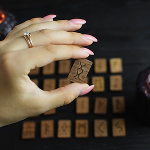 Runes Elder Futhark, Runes Set, Viking Protection Runes, Witch ...