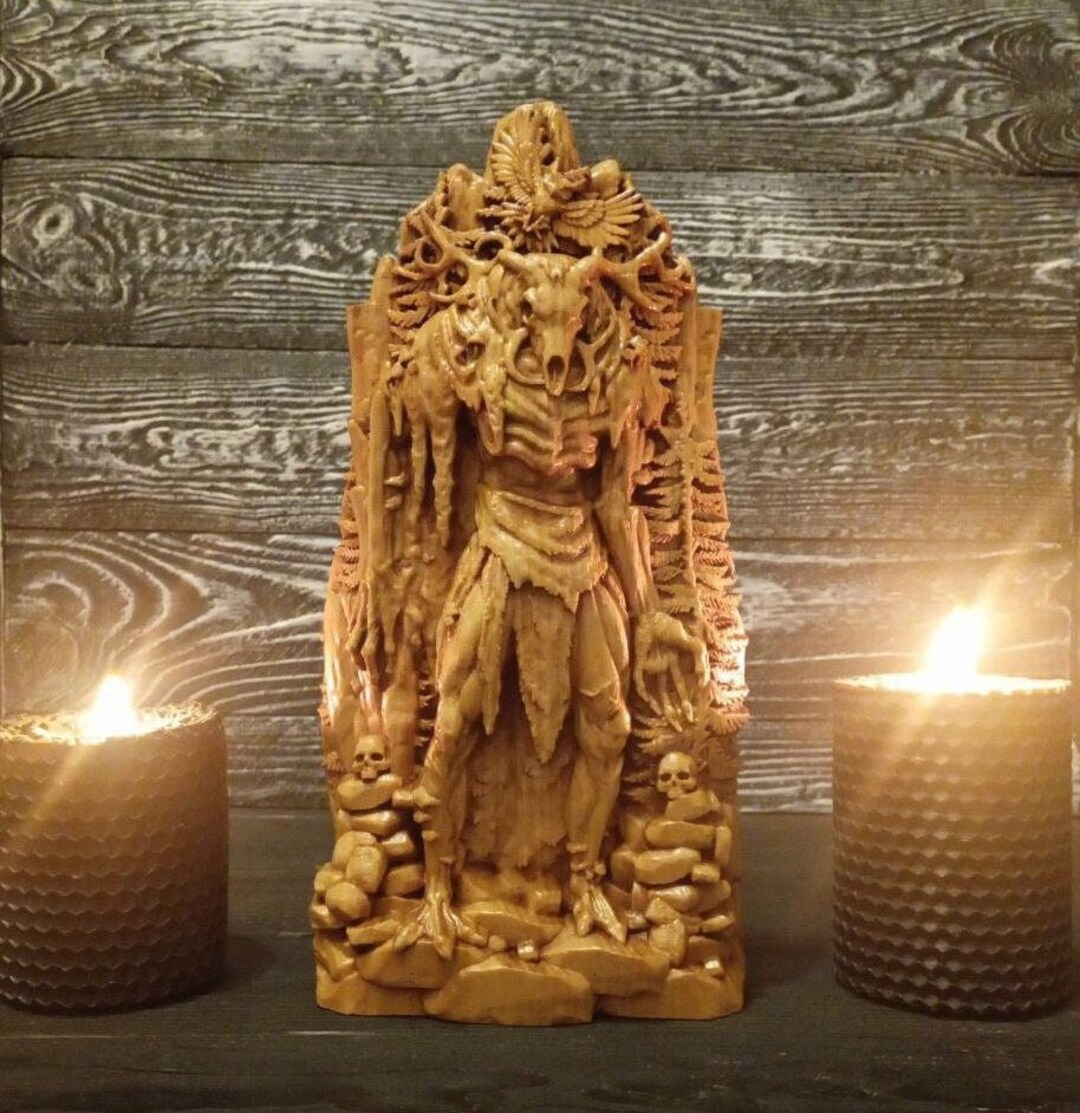 Wendigo Statue, Canadian Deity - Etsy