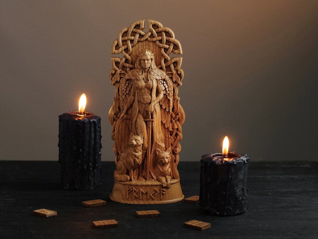Freya, Freyja Statue God Viking Pagan Paganism God Altar Sculpture - Etsy