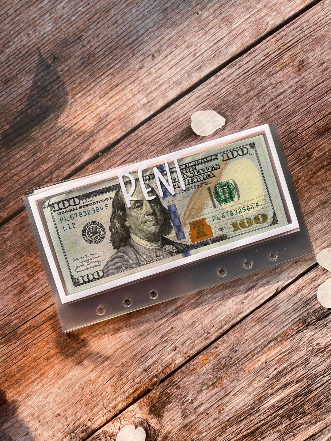 Top Font Full Size Cash Envelope - Etsy