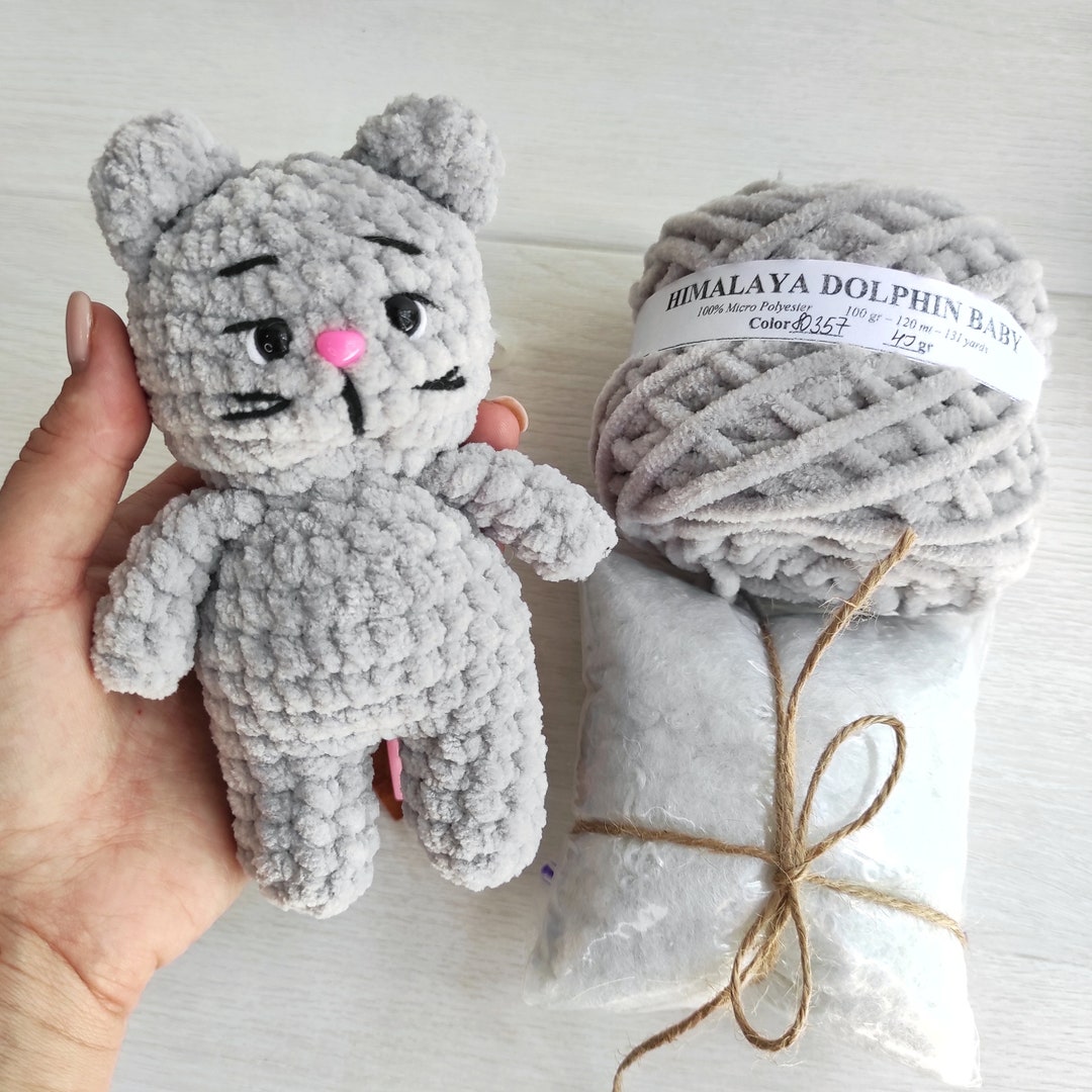 CAT Crochet Kit - Diy Amigurumi - Easy Crochet Pattern - Etsy