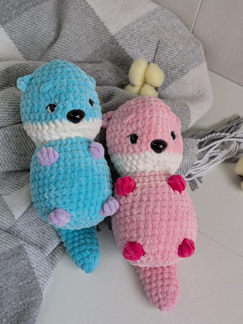 No-sew Crochet Otter Pattern: Plush Amigurumi Toy (PDF Tutorial) - Etsy