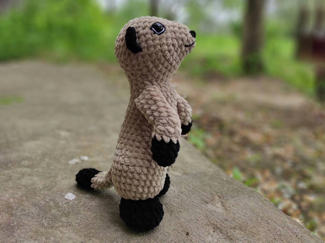 Crochet meerkat pattern amigurumi pattern pdf crochet | Etsy