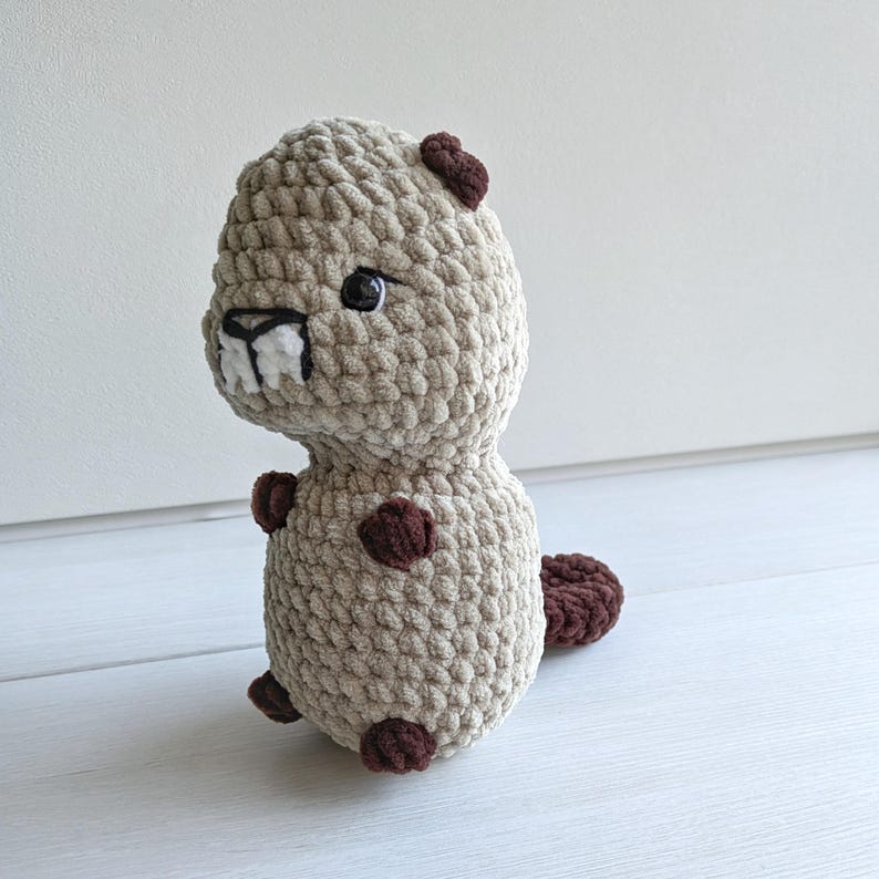 Beaver Crochet Pattern - Amigurumi Plush Toy PDF - Intermediate Level ...