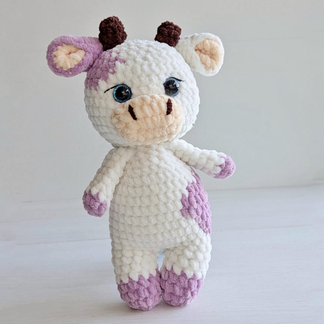 Purple Cow - Cute Cows - Stuffed Cow - Animal Toy - Christmas Gift - Etsy