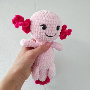 CROCHET KIT Axolotl Beginners Amigurumi Kit With Yarn DIY Plush Toy ...