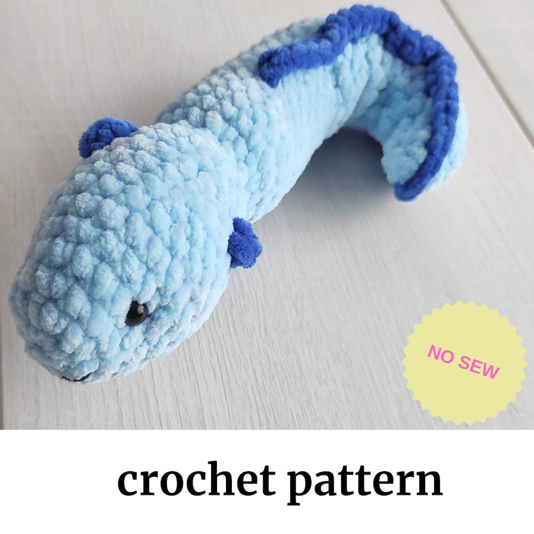 NO SEW Crochet EEL - Pattern Amigurumi - Eel Crochet Pattern - Pdf ...