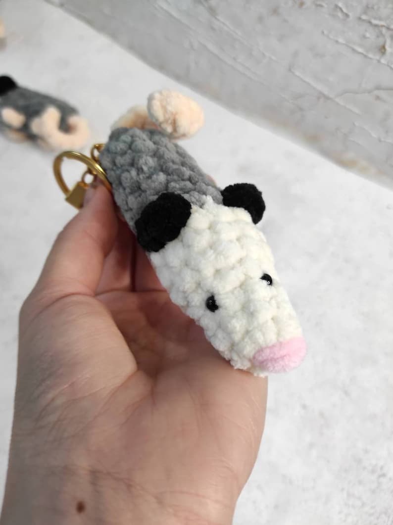 Family Opossum Crochet Patterns Amigurumi Plush Possum Mama | Etsy