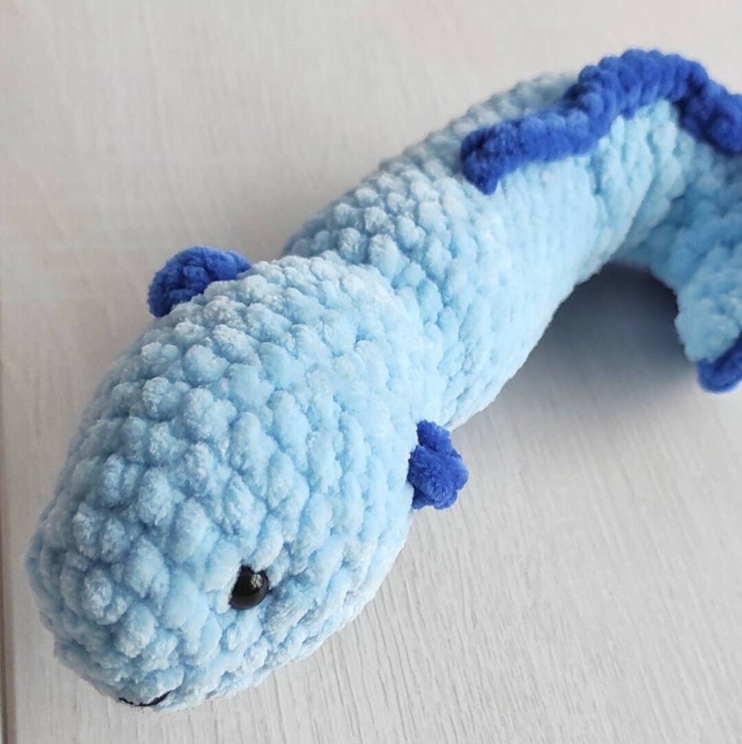 Crochet Eel Plush: Handmade Stuffed Animal Toy (10.6 Inch) - Etsy UK