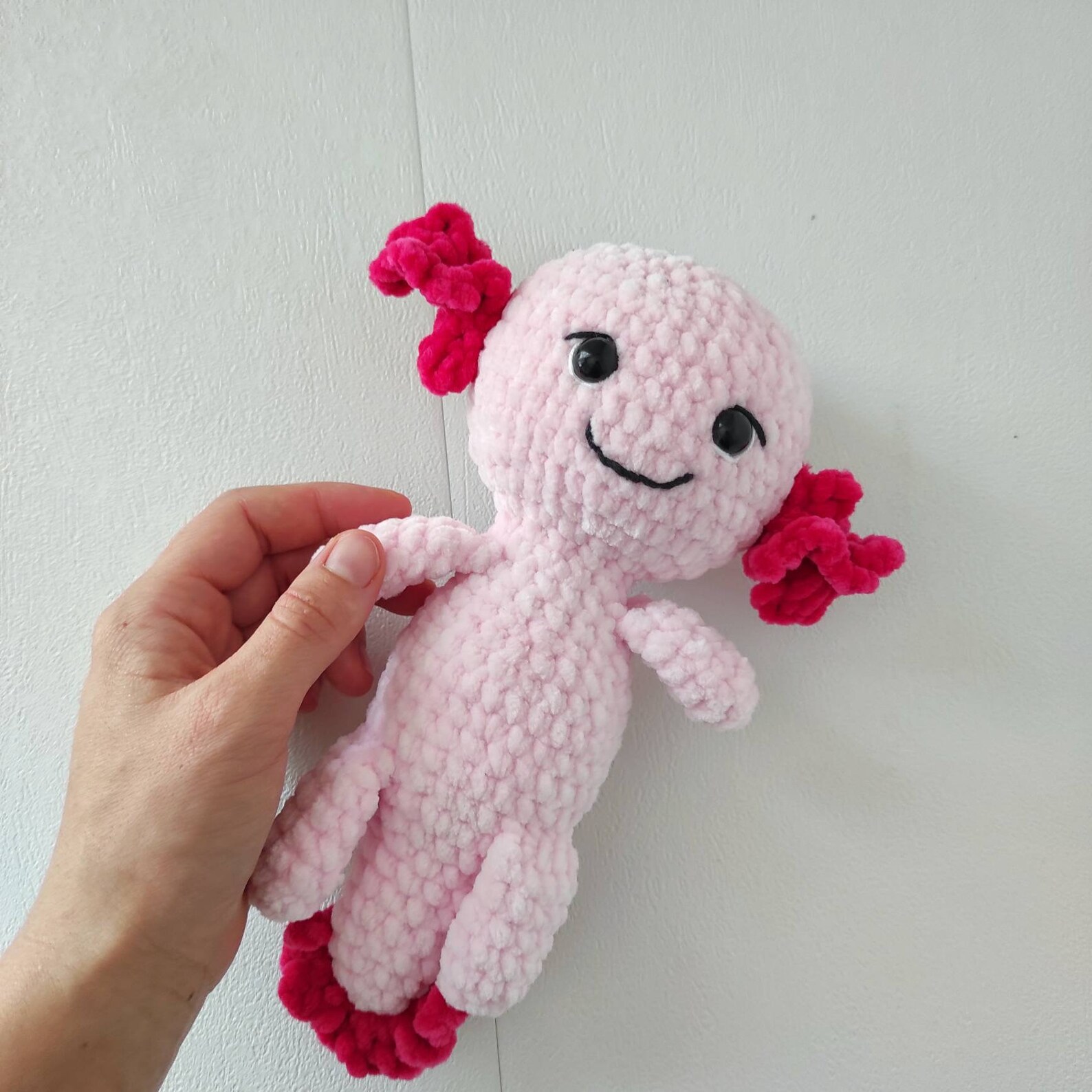CROCHET KIT Axolotl Beginners Amigurumi Kit With Yarn DIY - Etsy