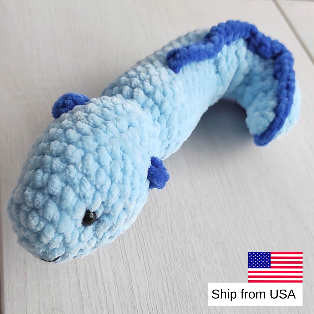 Eel Plush stuffed Animal Eel Crochet Toys Toddler Toys Gift for Kids ...