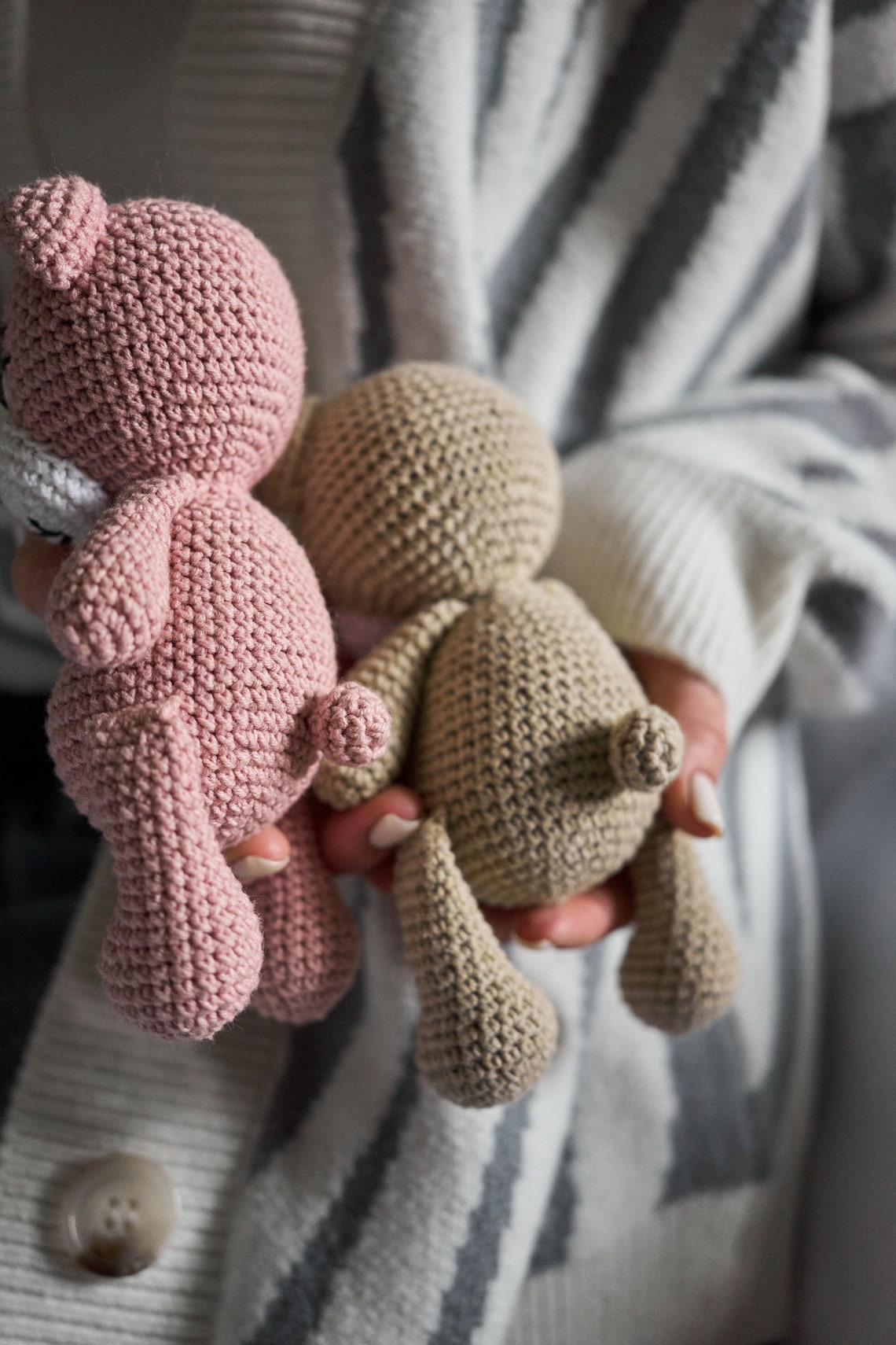 Bear Crochet Kit for Beginner - Amigurumi Teddy Bear - DIY - Craft - Etsy
